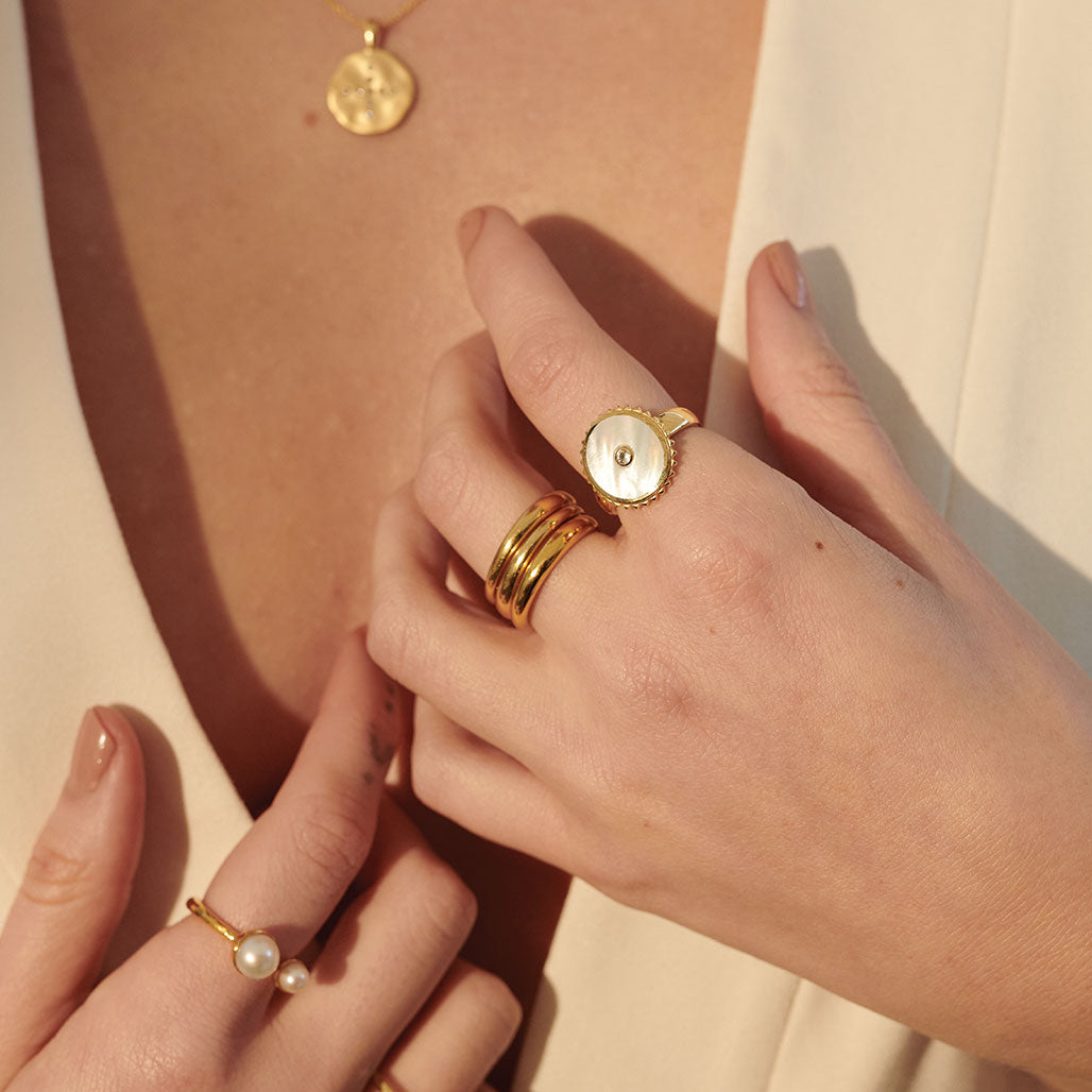 Halcyon Shield Ring | Murkani