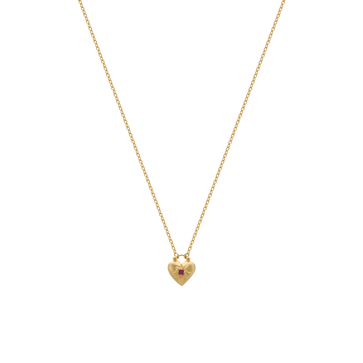 Love You Small Heart Necklace | Murkani